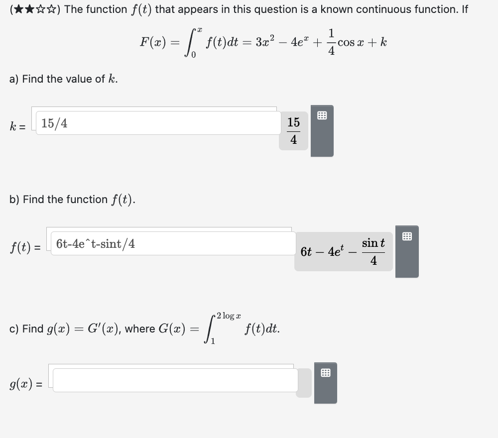 Solved (*********↶) ﻿The function f(t) ﻿that appears in this | Chegg.com