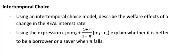 Intertemporal Choice - Using an intertemporal choice | Chegg.com