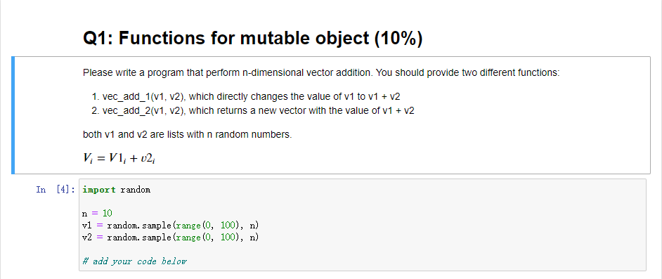 Solved Q1 Functions For Mutable Object 10 Please Write A