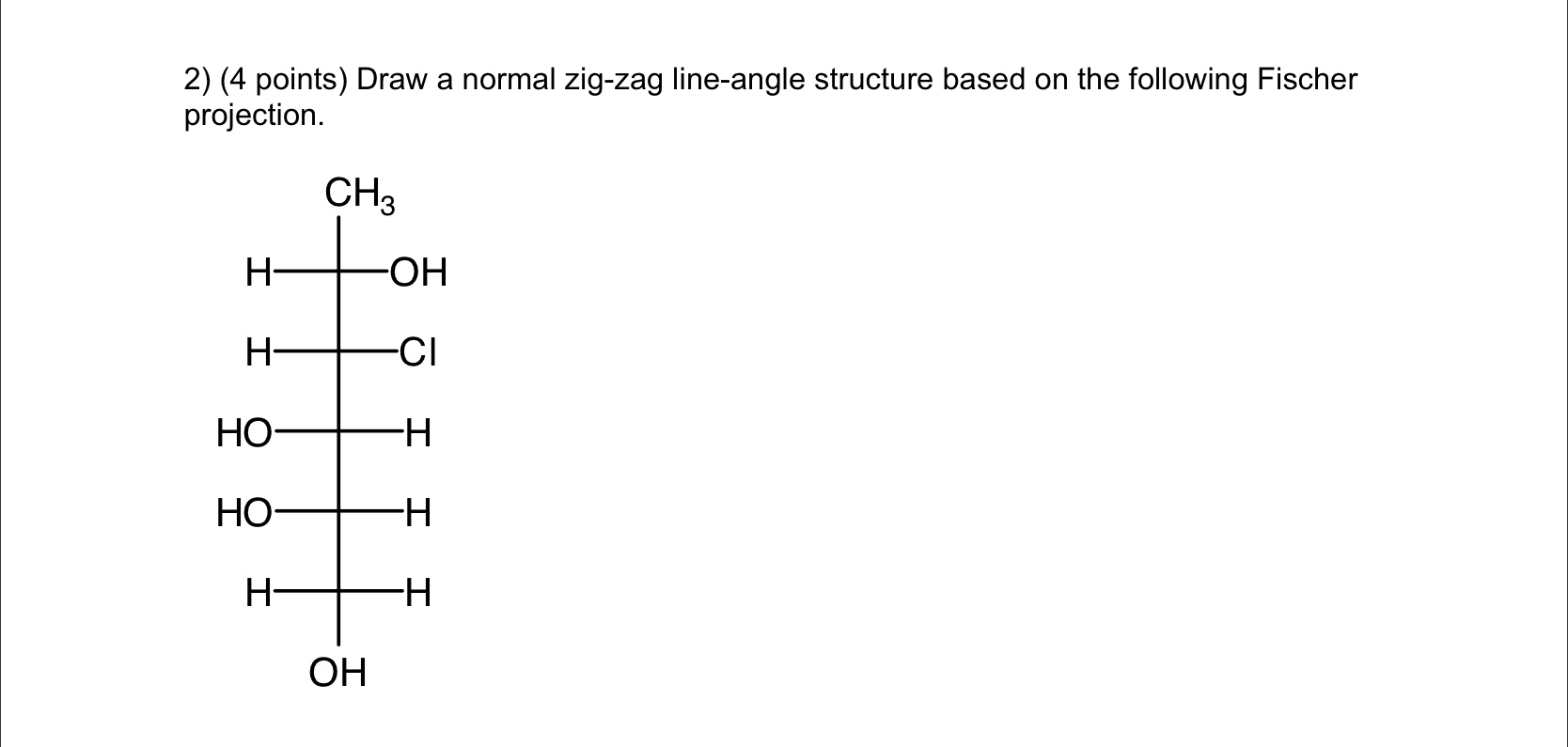 Solved 2) (4 points) Draw a normal zig-zag line-angle | Chegg.com