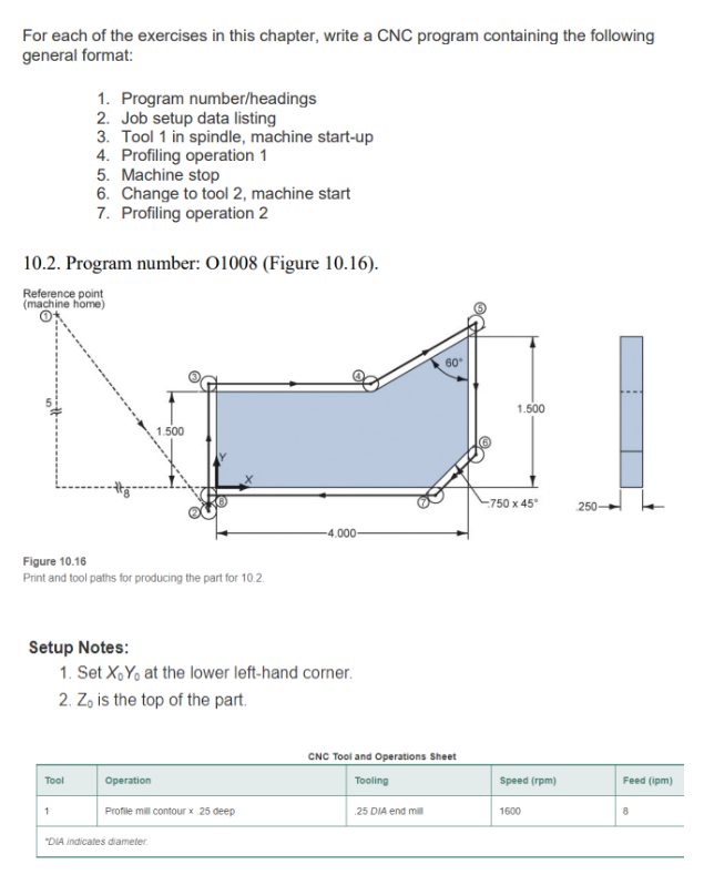Solved For each of the exercises in this chapter, write a | Chegg.com