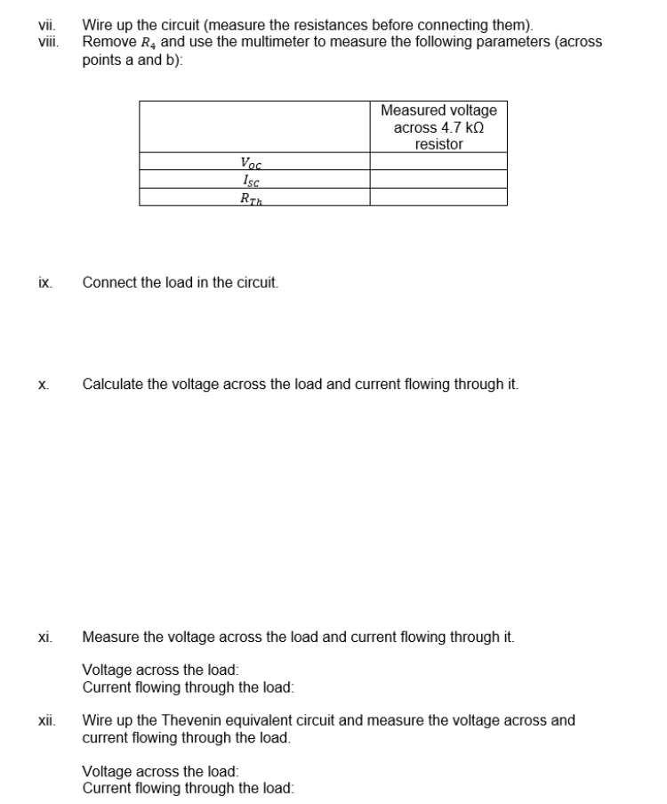 Solved Consider The Circuit Diagram Below Consider R4 A 