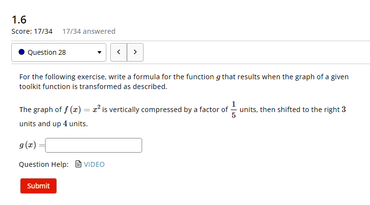 Solved For The Following Exercise Write A Formula For The 2890