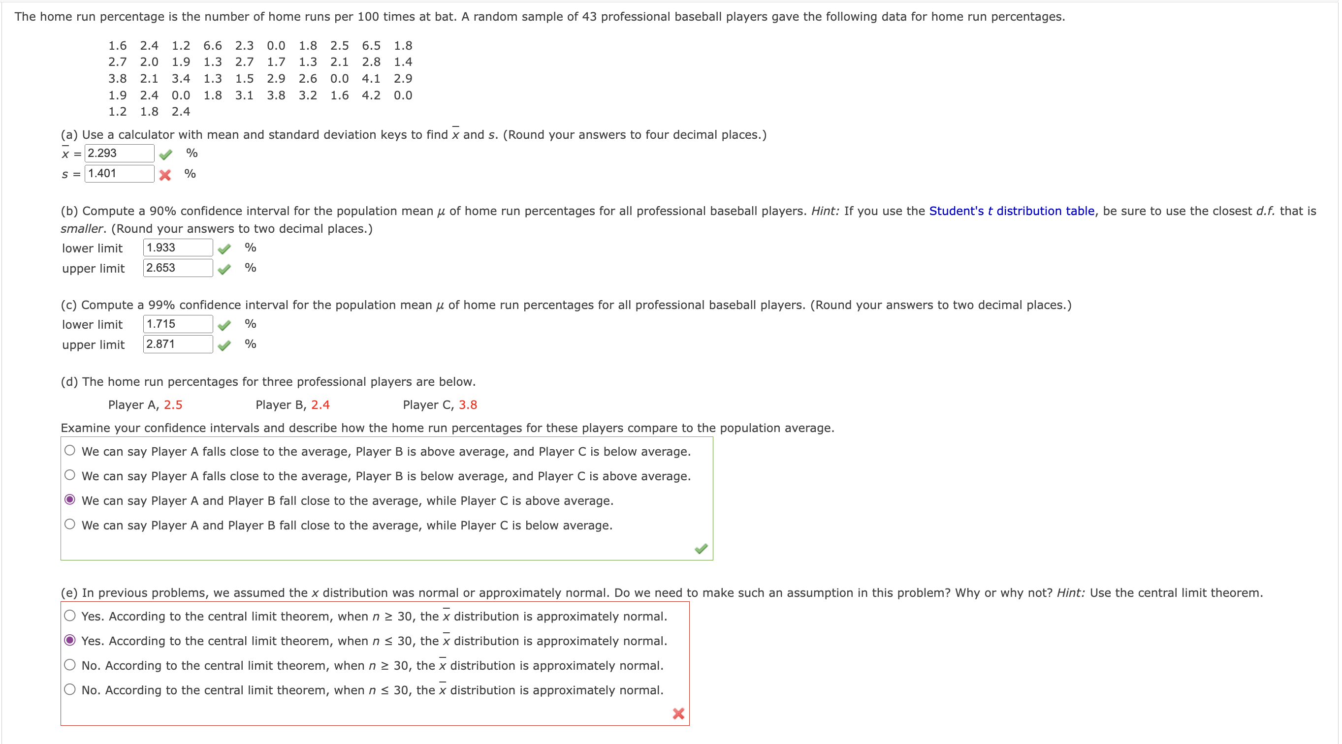 Solved (a) Use a calculator with mean and standard deviation | Chegg.com