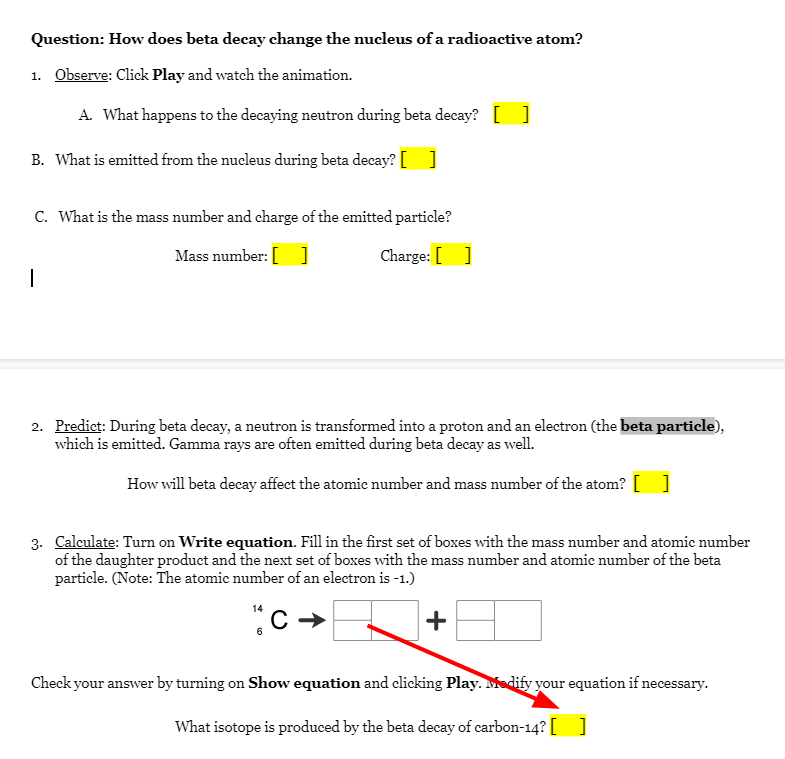Solved Question: How does beta decay change the nucleus of a | Chegg.com