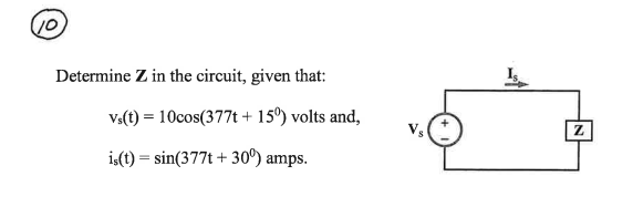 Solved 7 Simplify the following expressions using phasors | Chegg.com