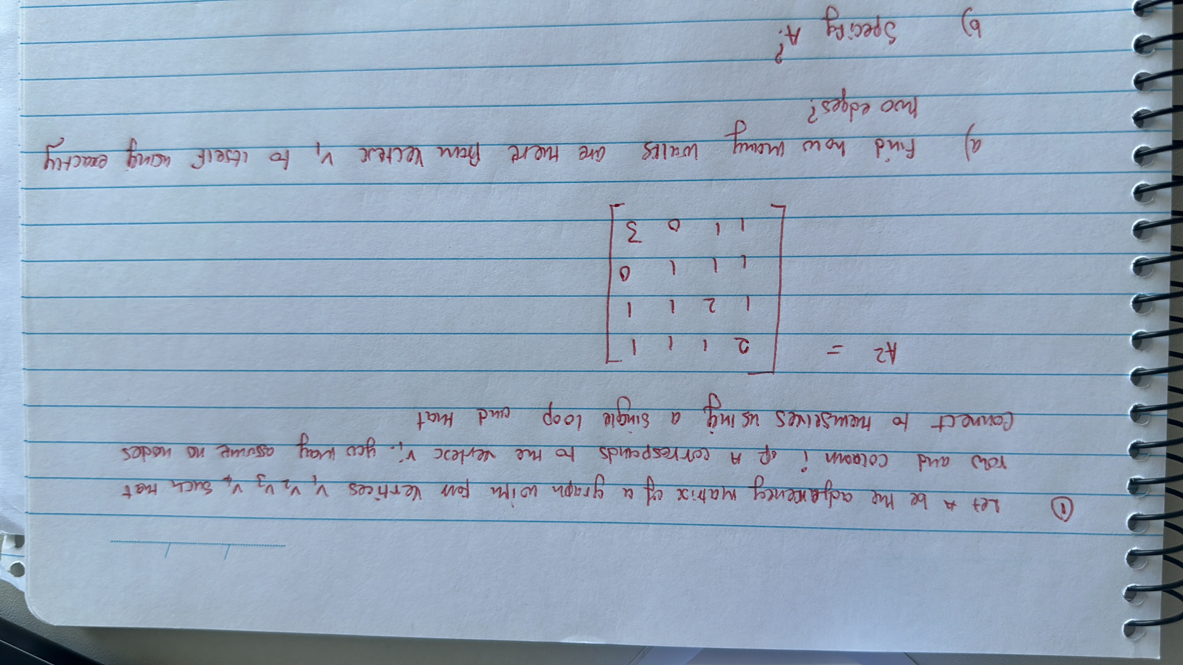 specify A and how its done? | Chegg.com