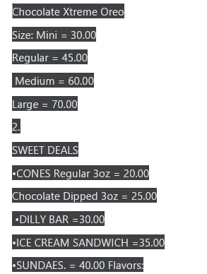 Java Programming 1.Create an Ordering System that | Chegg.com