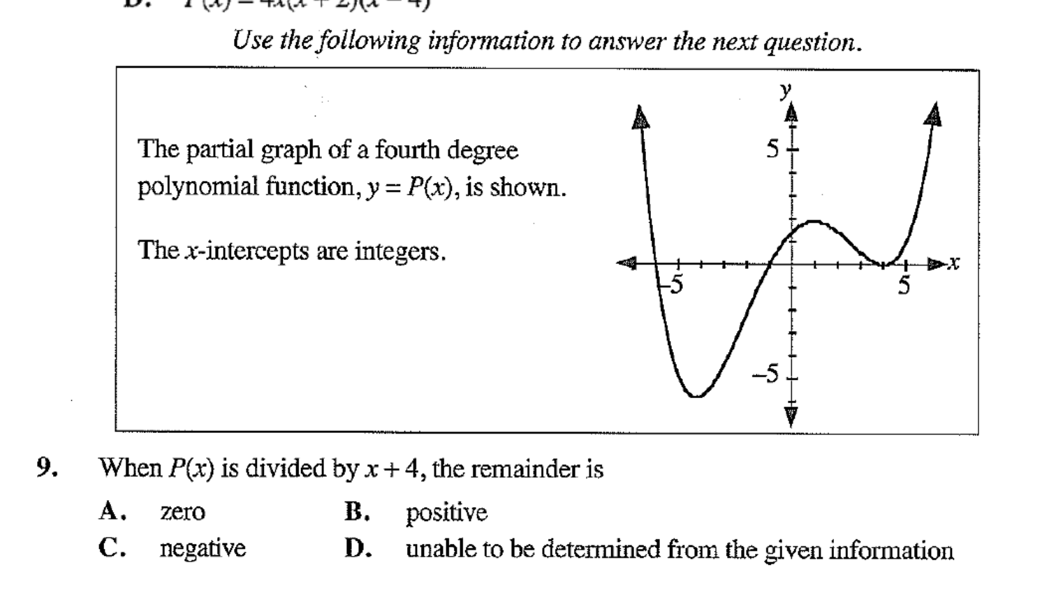 Solved Use the following information to answer the next | Chegg.com