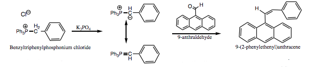 Solved ce 9-anthraldehyde Benzyltriphenylphosphonium | Chegg.com