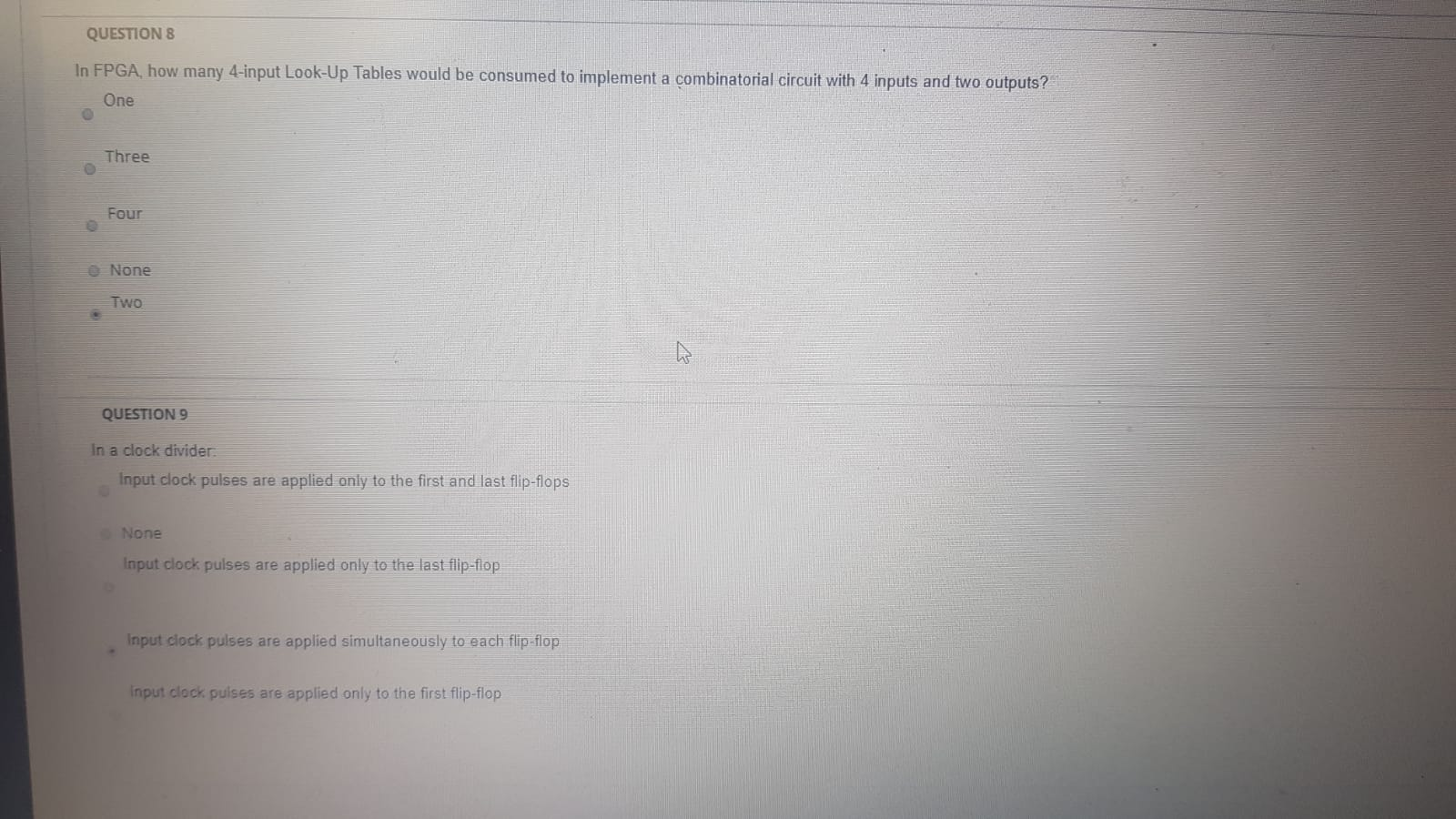 Solved QUESTIONS In FPGA, how many 4-input Look-Up Tables | Chegg.com