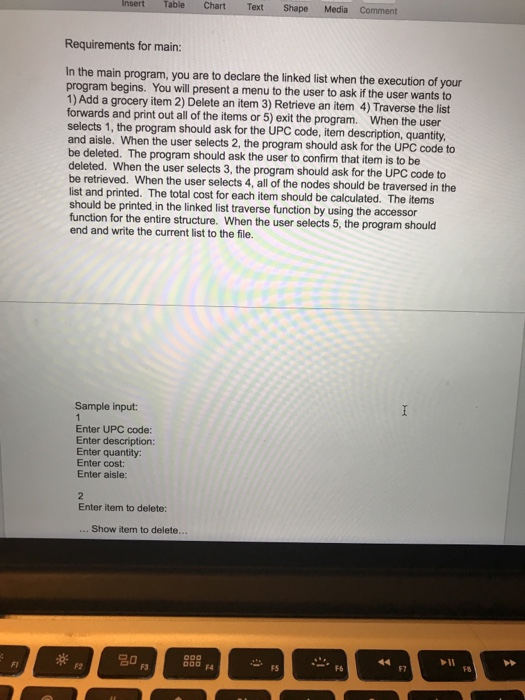 Solved Insert Table Chart Text Shape Media Comment | Chegg.com