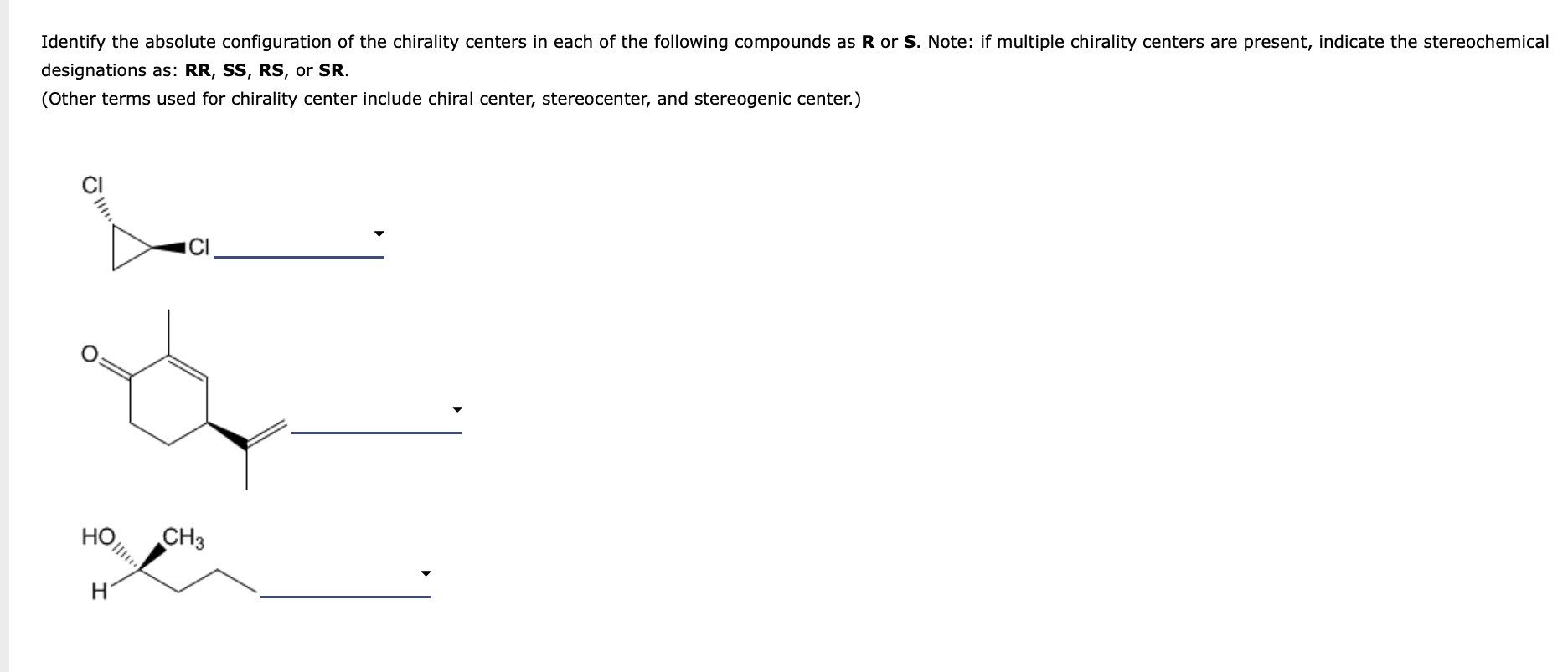Solved Draw a structural formula of the RS configuration of | Chegg.com