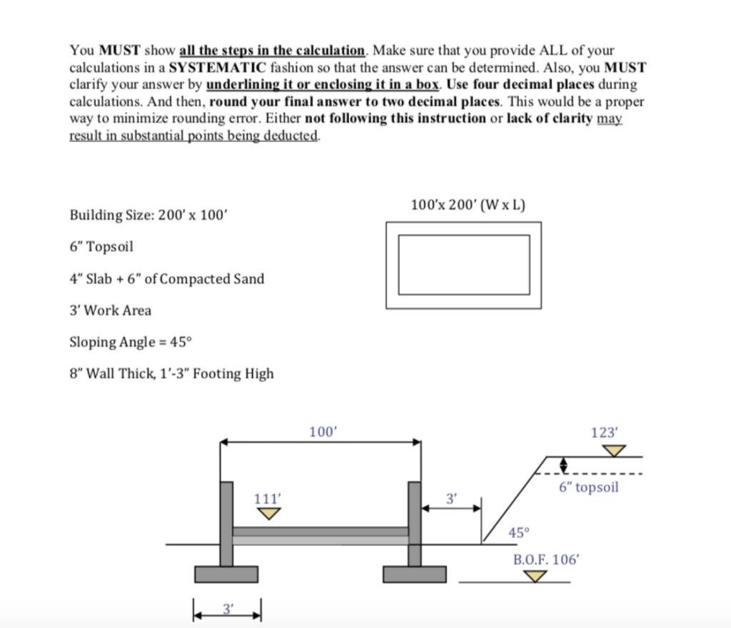 Solved You MUST show all the steps in the calculation. Make | Chegg.com