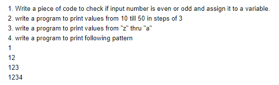 Solved 1. Write a piece of code to check if input number is | Chegg.com