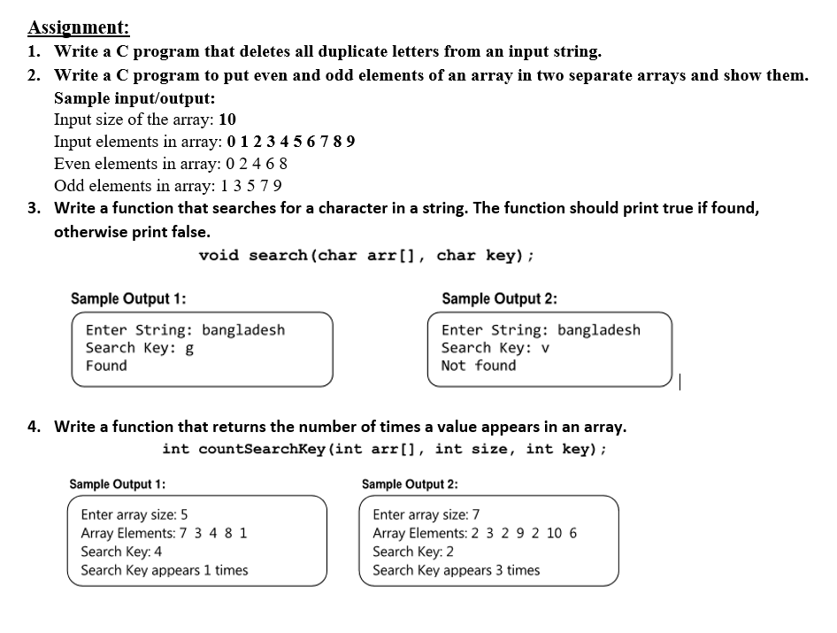 Solved Assignmentwrite A C ﻿program That Deletes All 5008