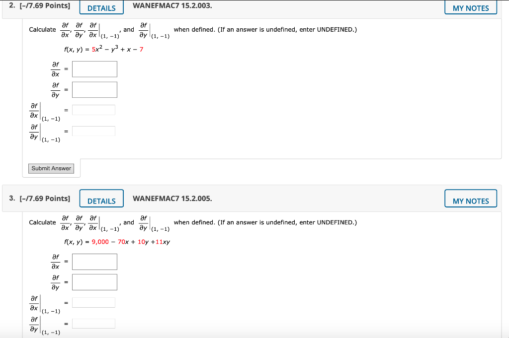 Solved 13. [-17.72 Points] DETAILS WANEFMAC7 15.2.064. MY | Chegg.com