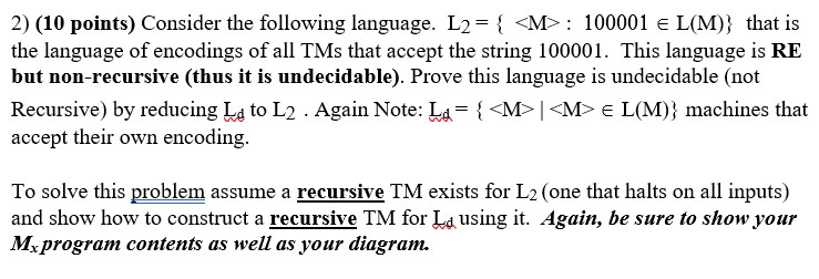**I am aware that this is non-recursive... the point | Chegg.com