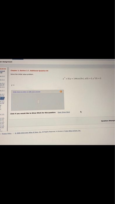Solved Chapter 2, Section 3., Acanional Quesition 04 e 2.2 | Chegg.com