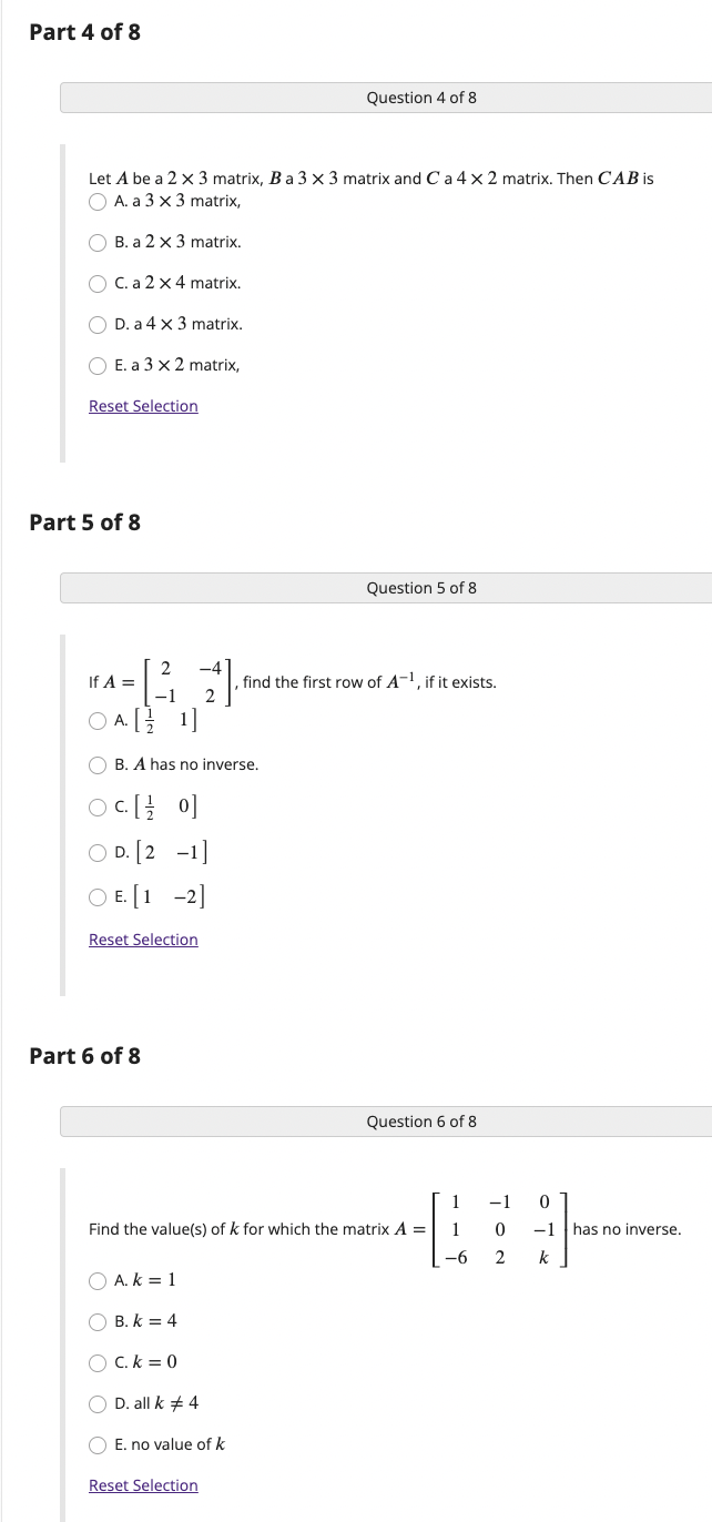 Solved If A=[30−2871] and B=⎣⎡80−44−13⎦⎤, which of the | Chegg.com