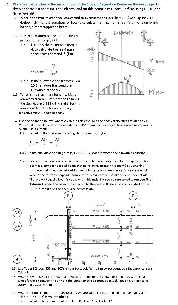 Solved 1. There is a partial plan of the second floor of the | Chegg.com