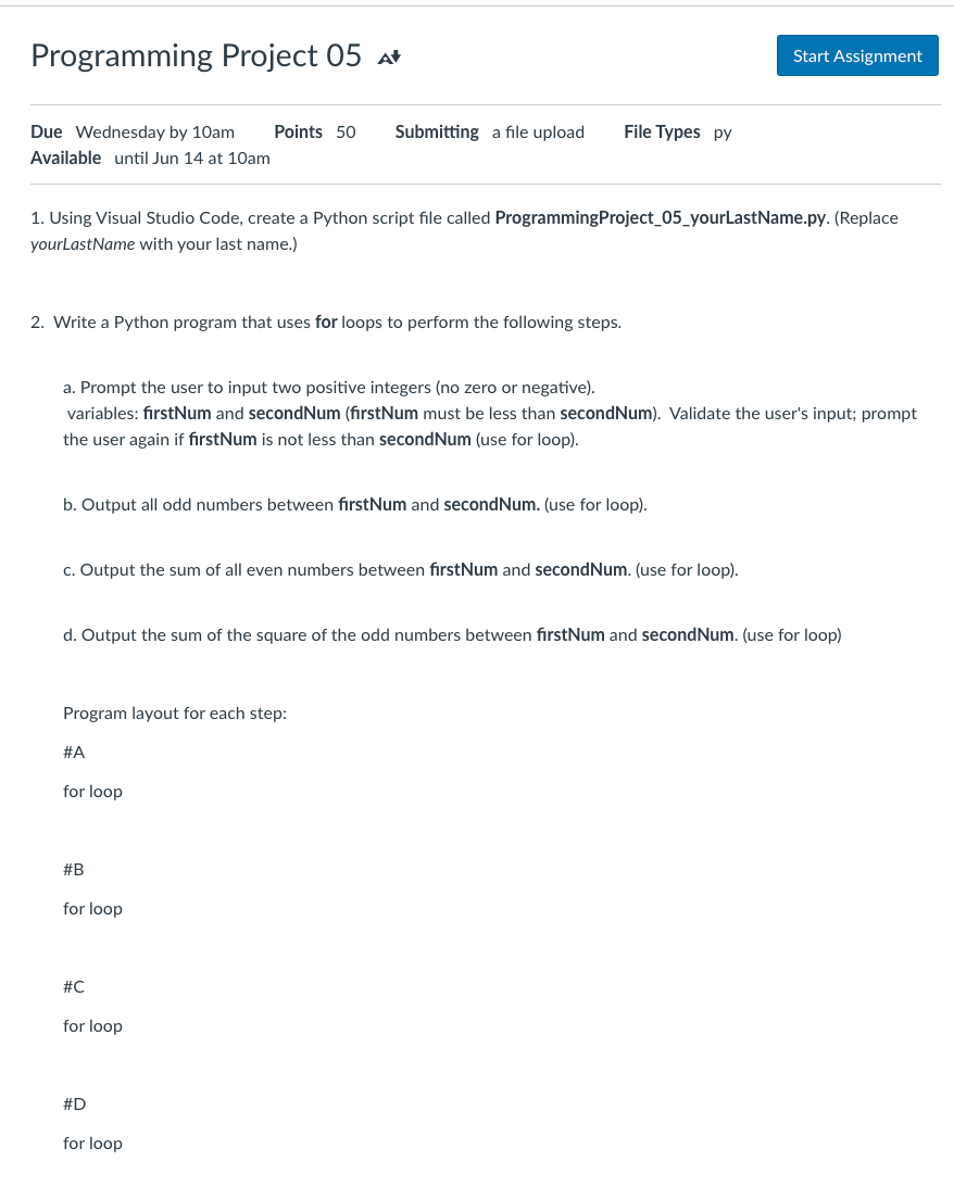 Solved Programming Project 05 at Due Wednesday by 10am | Chegg.com