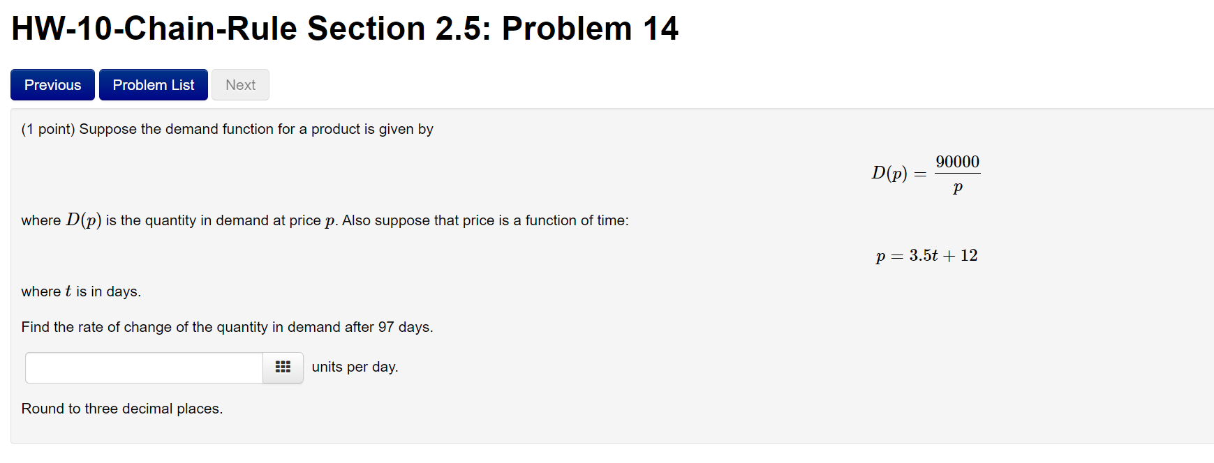 Solved HW-10-Chain-Rule Section 2.5: Problem 14 Previous | Chegg.com