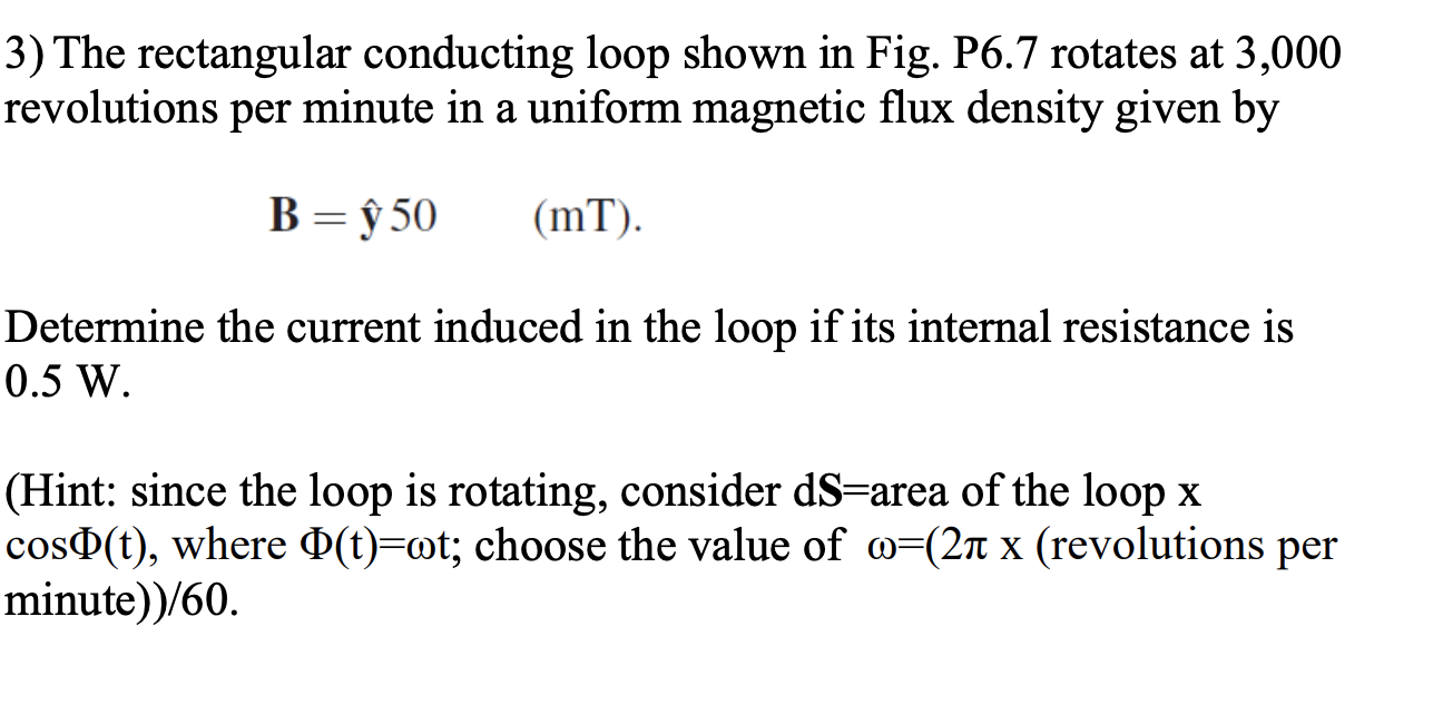 Solved 2 cm B 3 cm B º(t) 0 X Figure P6.7 (Problem 6.7). | Chegg.com