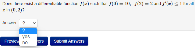 Solved Does there exist a differentiable function f(x) such | Chegg.com