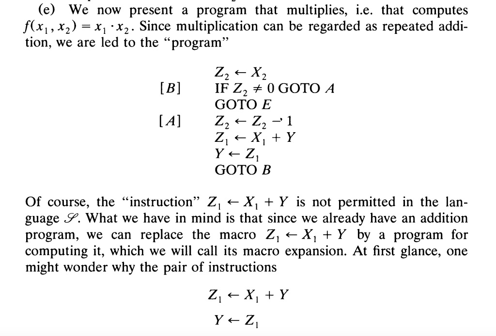 Solved (d) A program with two inputs that computes the | Chegg.com