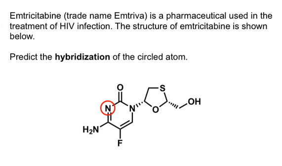Solved Emtricitabine (trade name Emtriva) is a | Chegg.com