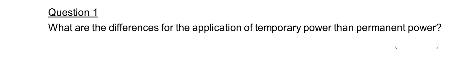 Solved Question 1 What are the differences for the | Chegg.com