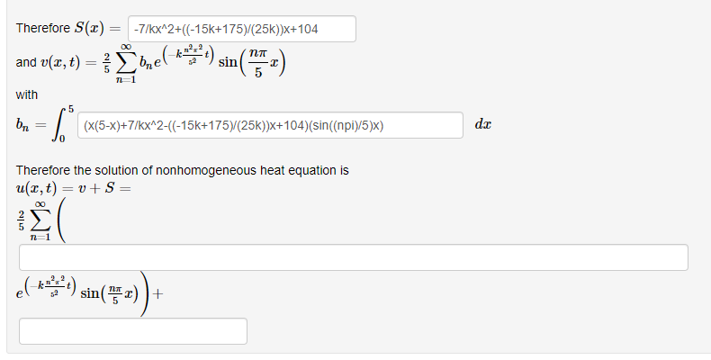 Solved (1 point) For partial derivatives of a function use | Chegg.com