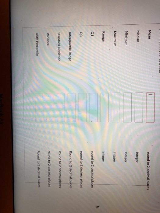 Solved Column1 Mean Standard Error Median Mode Standard | Chegg.com