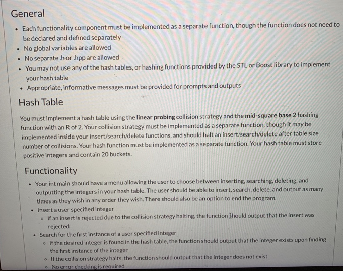 Solved Each functionality component must be implemented as a | Chegg.com
