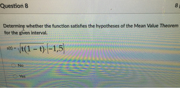 Solved Determine whether the function satisfies the | Chegg.com