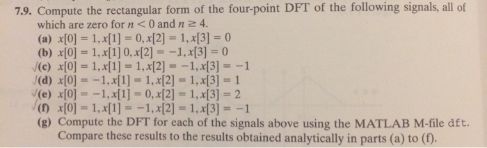 Solved 7.9. Compute the rectangular form of the four-point | Chegg.com