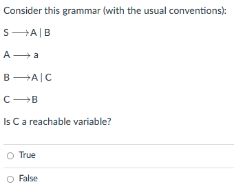 Solved Consider this grammar (with the usual conventions): | Chegg.com