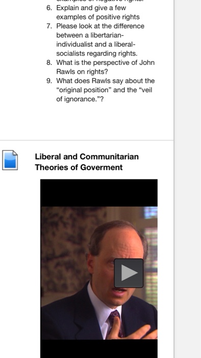 Solved 6. Explain and give a few examples of positive rights | Chegg.com