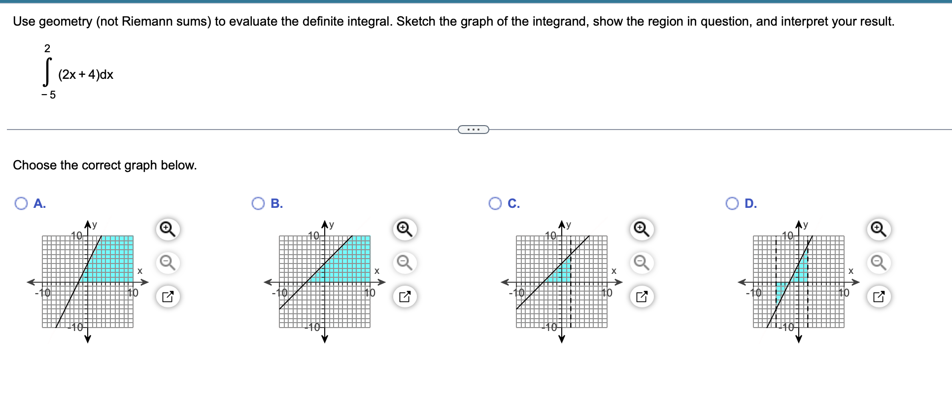 Solved Use geometry (not Riemann sums) to evaluate the | Chegg.com