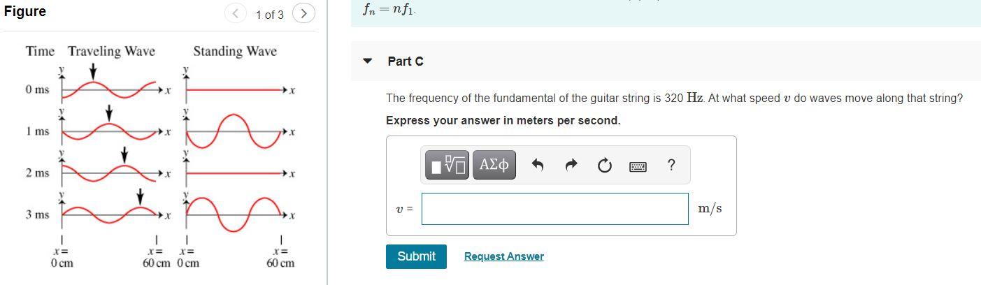 Solved Learning Goal: To understand standing waves, | Chegg.com