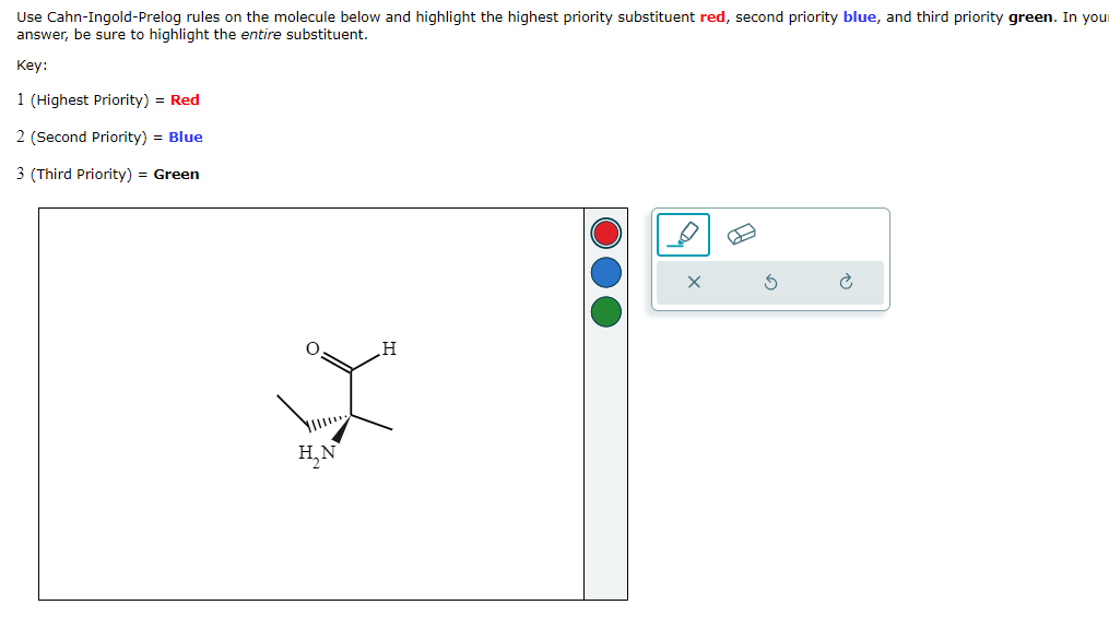 Solved Use Cahn Ingold Prelog Rules On The Molecule Below