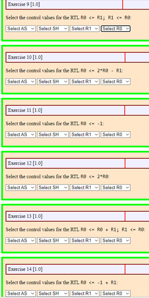 Solved RTL Control of mini-ALU The block diagram for the | Chegg.com
