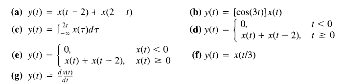 Solved for part (d) with all steps (1) Memoryless (2) Time | Chegg.com
