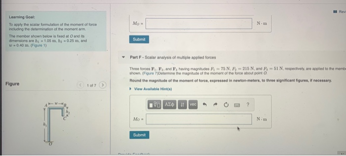 Solved Learning Goal: To apply the scalar formulation of the | Chegg.com