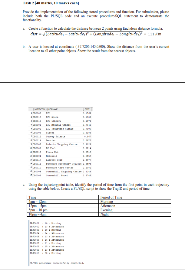 Solved Implement the following tasks using ORACLE APEX or | Chegg.com