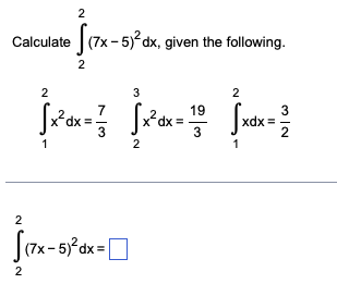 Solved Calculate ∫49(4x+x2)dx, given the following. | Chegg.com