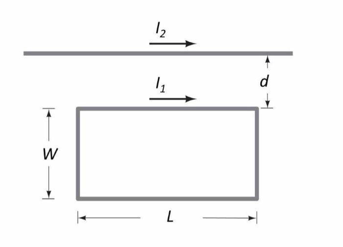 Solved Considered a rectangular loop of wire whose height is | Chegg.com