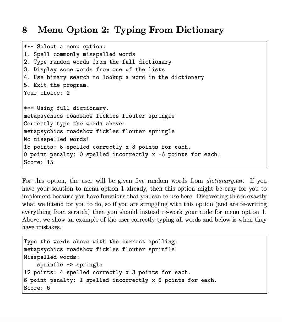 1 Overview For this assignment, we will implement a | Chegg.com
