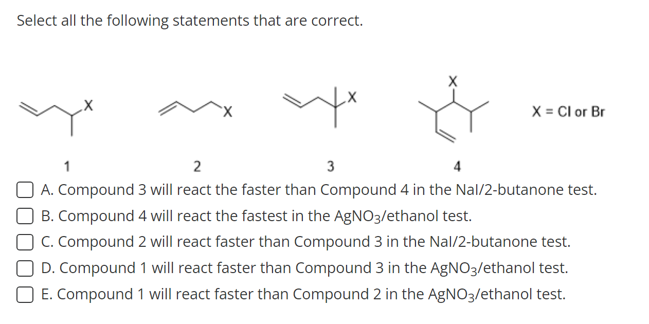 Solved Select all the following statements that are correct. | Chegg.com